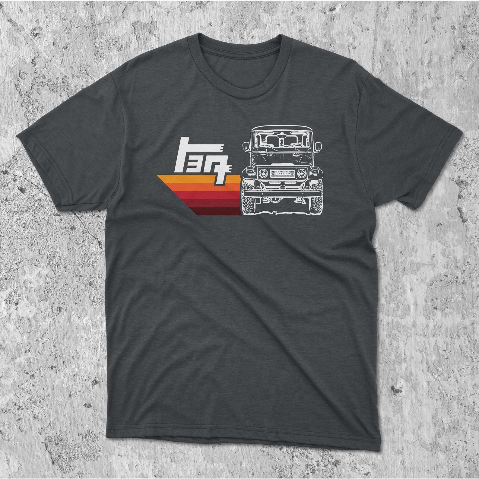 Toyota Land Cruiser FJ40 Heritage Stripes T-shirt - Etsy
