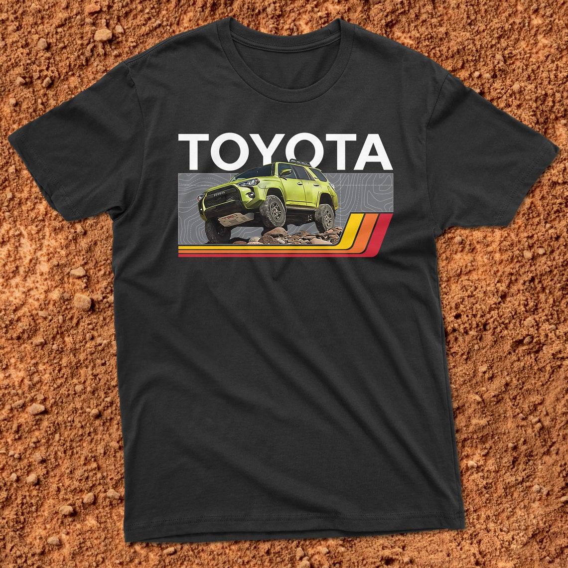 Toyota 4runner TRD Topographic Lines Map Classic Stripes Lime - Etsy UK