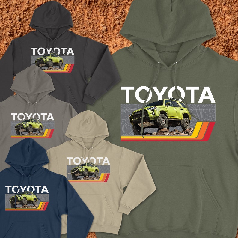 Toyota 4runner TRD Topographic Lines Map Classic Stripes Lime - Etsy