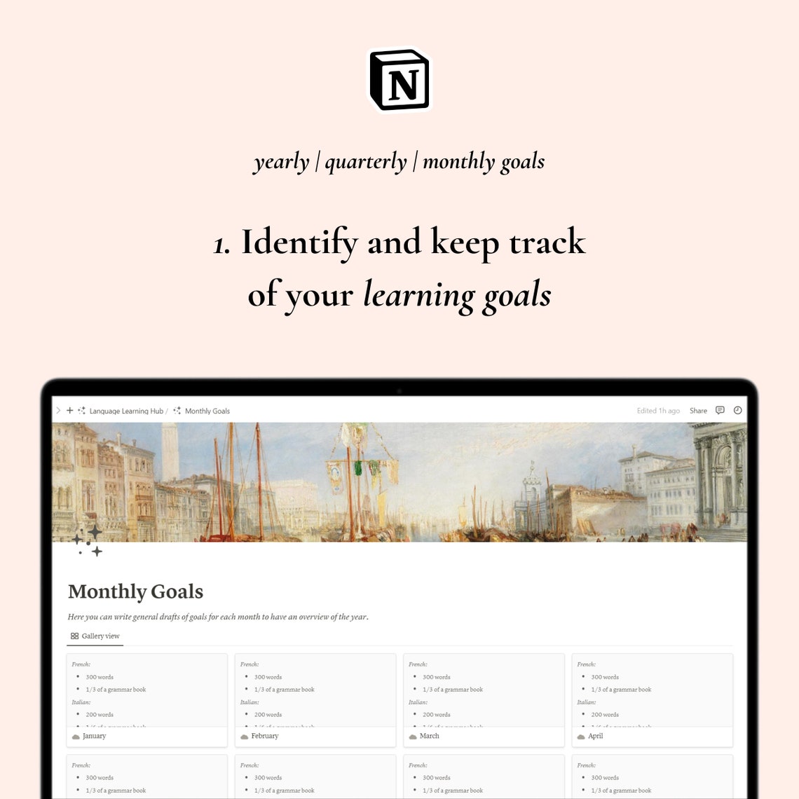 Language Learning Notion Template Language Learning Planner - Etsy