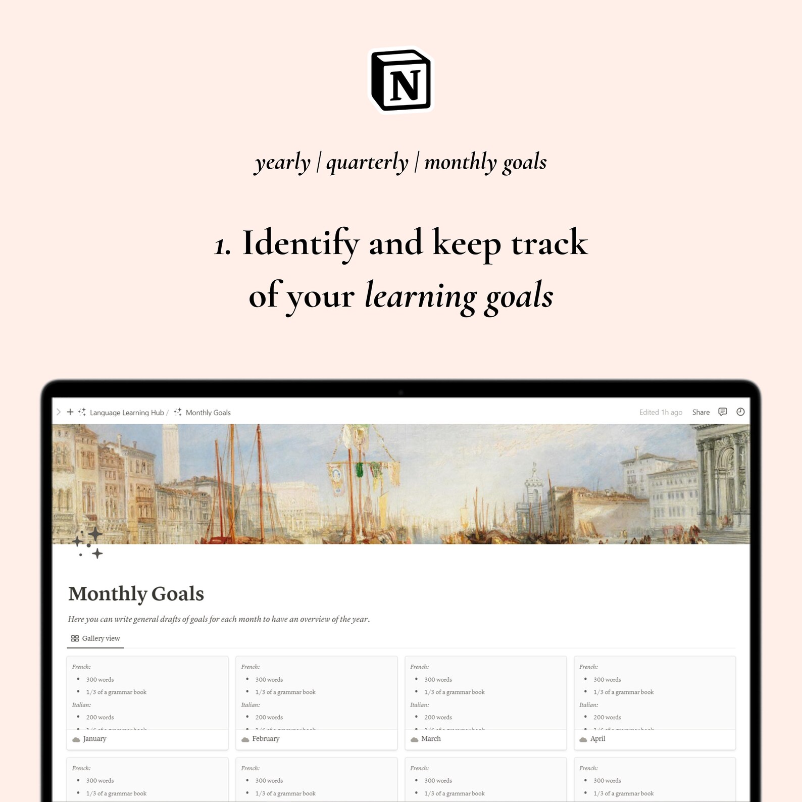 Language Learning Notion Template Language Learning Planner - Etsy