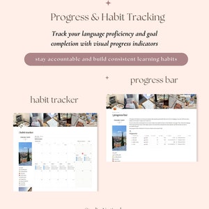 Language Learning Notion Template, Language Learning Planner, Language ...