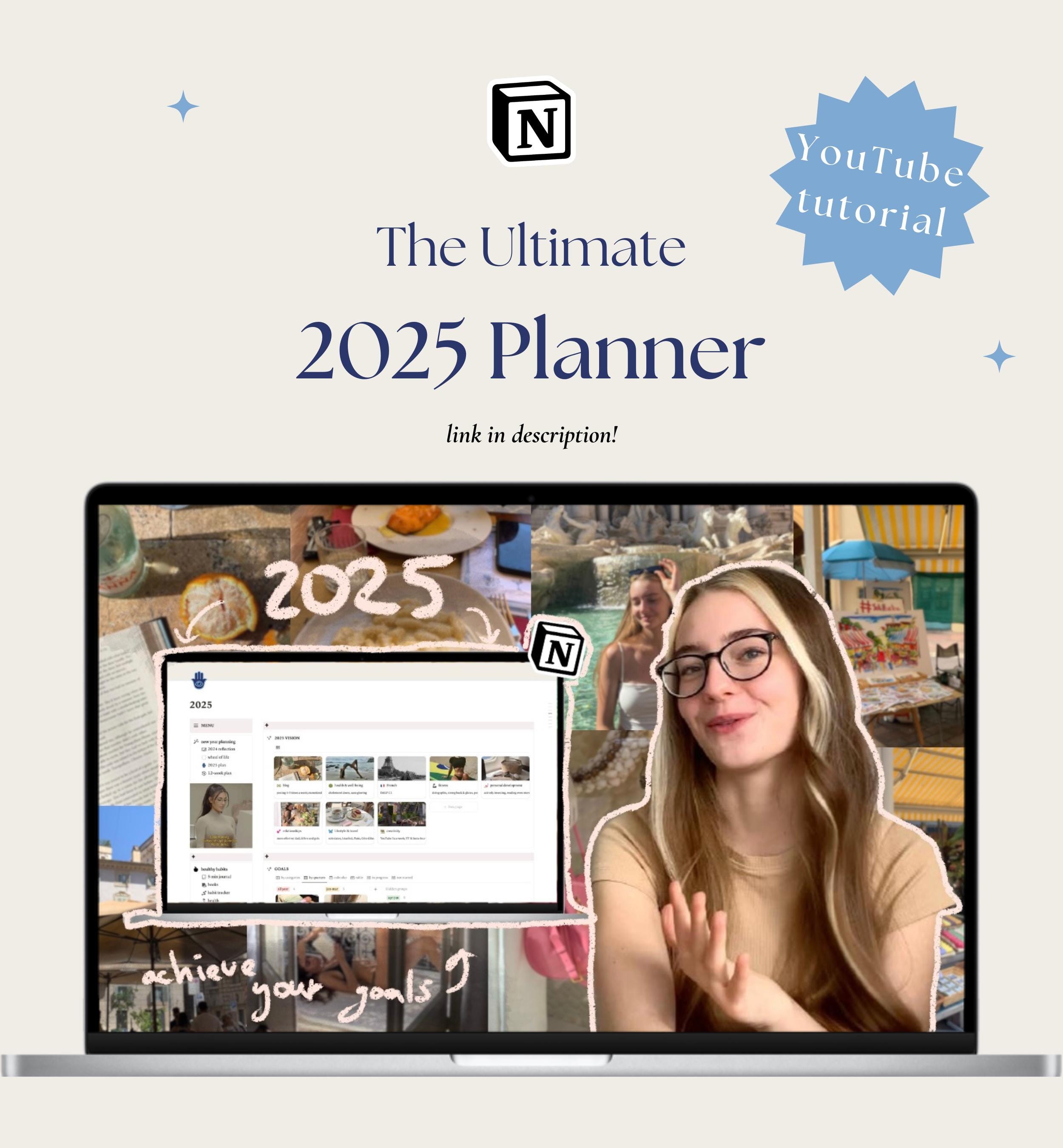 The Ultimate 2025 Notion Goal Planner: 2025 Vision & Goals Mastermind ...
