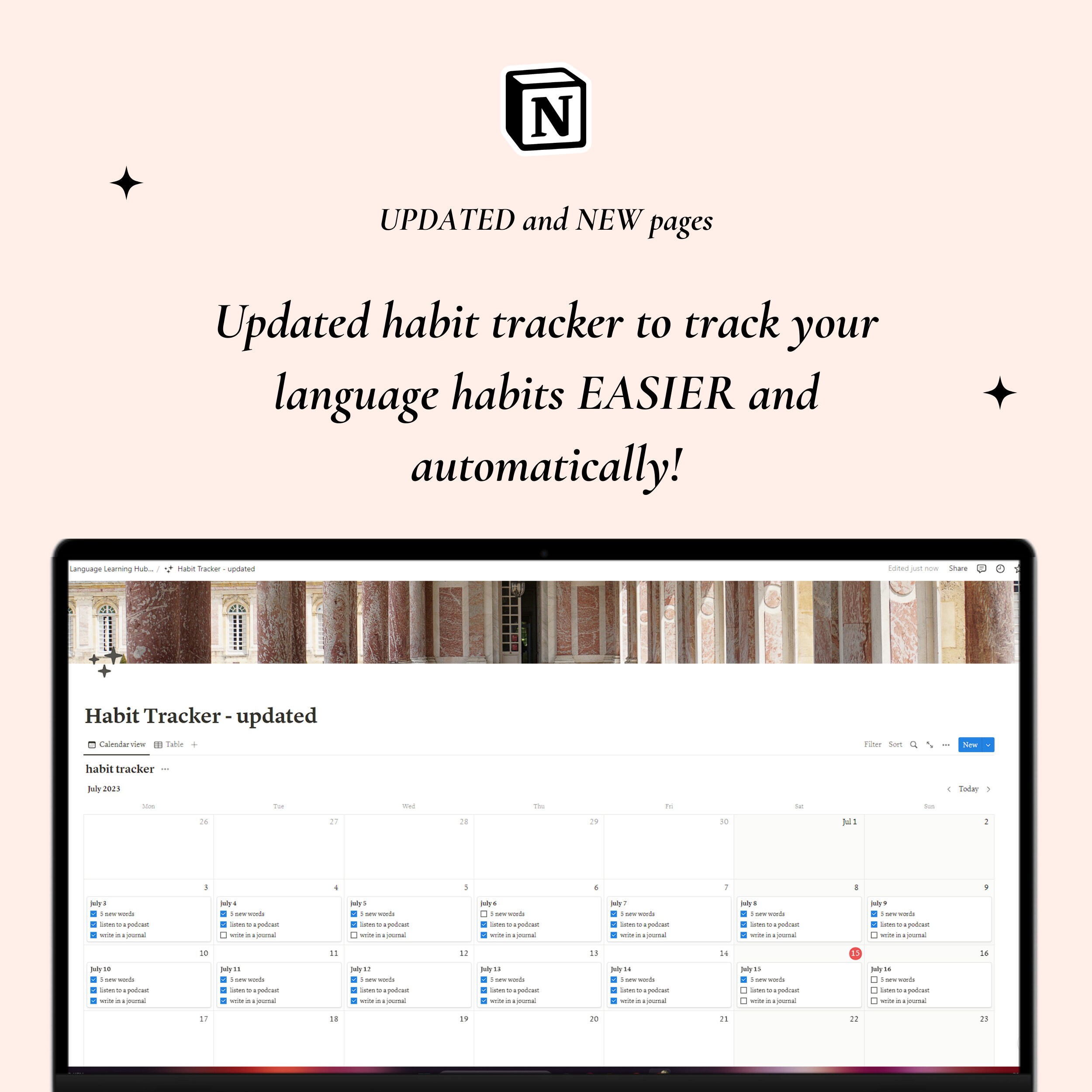 Language Learning Notion Template Language Learning Planner - Etsy
