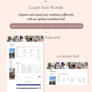 Language Learning Notion Template, Language Learning Planner, Language ...
