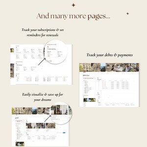 Notion Personal Finance Hub Template Money Notion Dashboard Financial Planner Notion Template ...