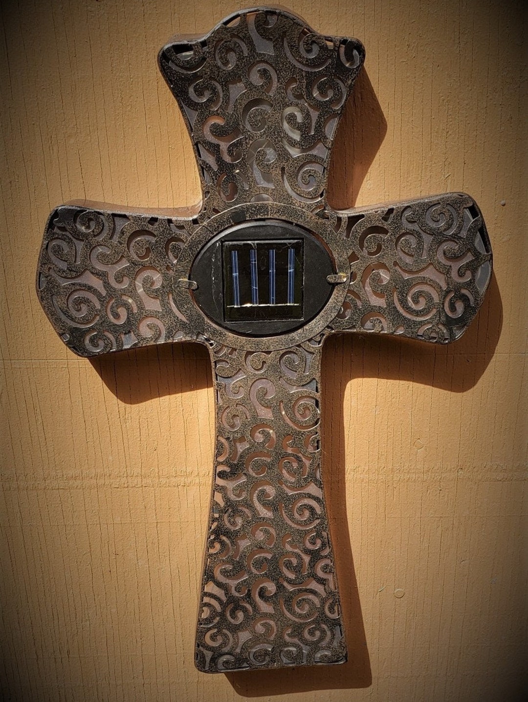 Decorative Solar Cross - Etsy