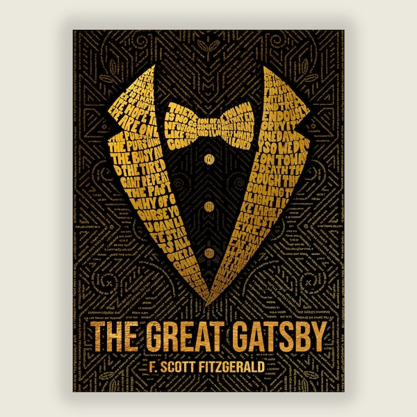 The Great Gatsby Poster - Etsy