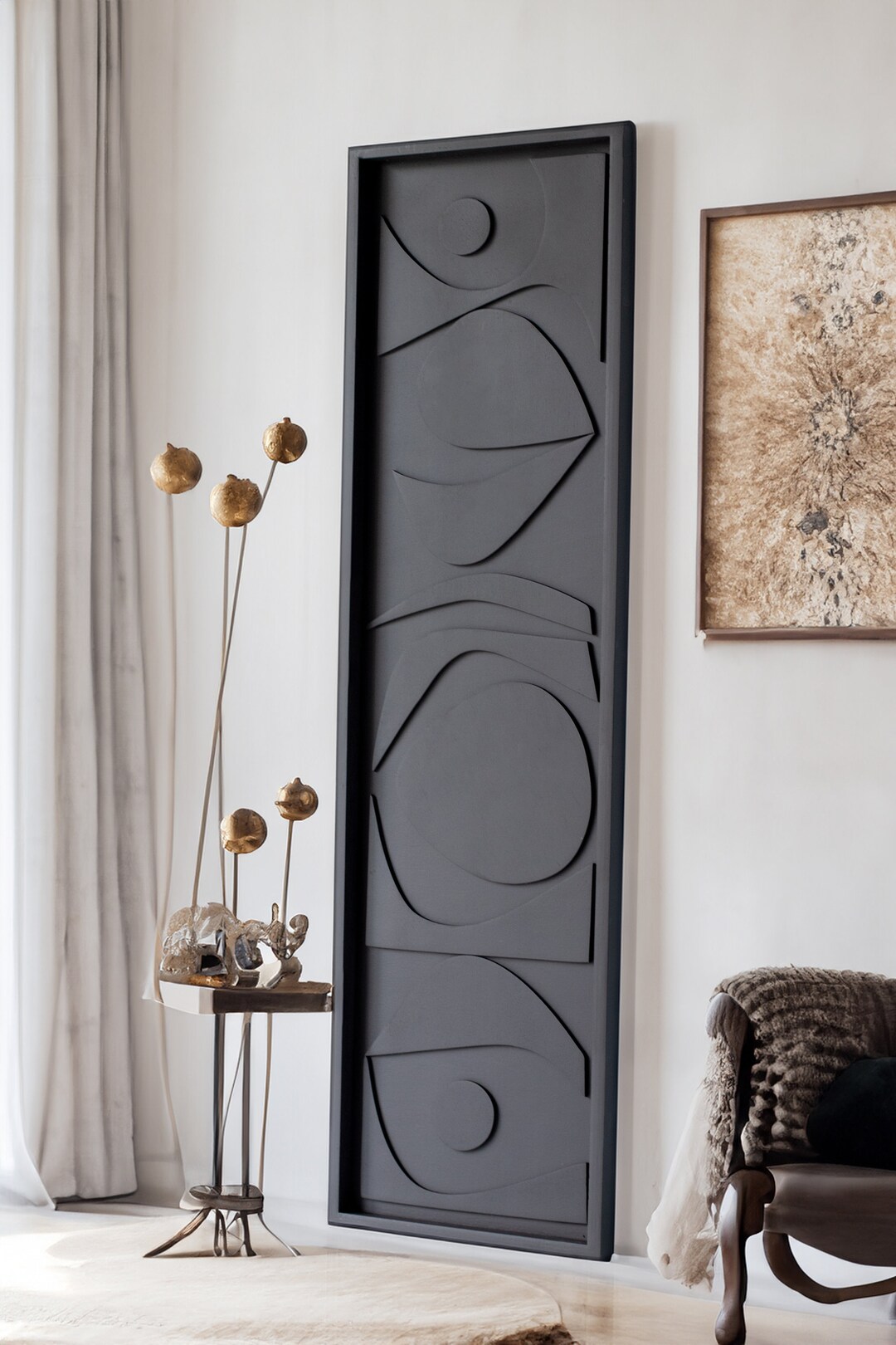 Geometric Wood Wall Art, Abstract Wall Art Wood, Extra Large Wood Wall ...