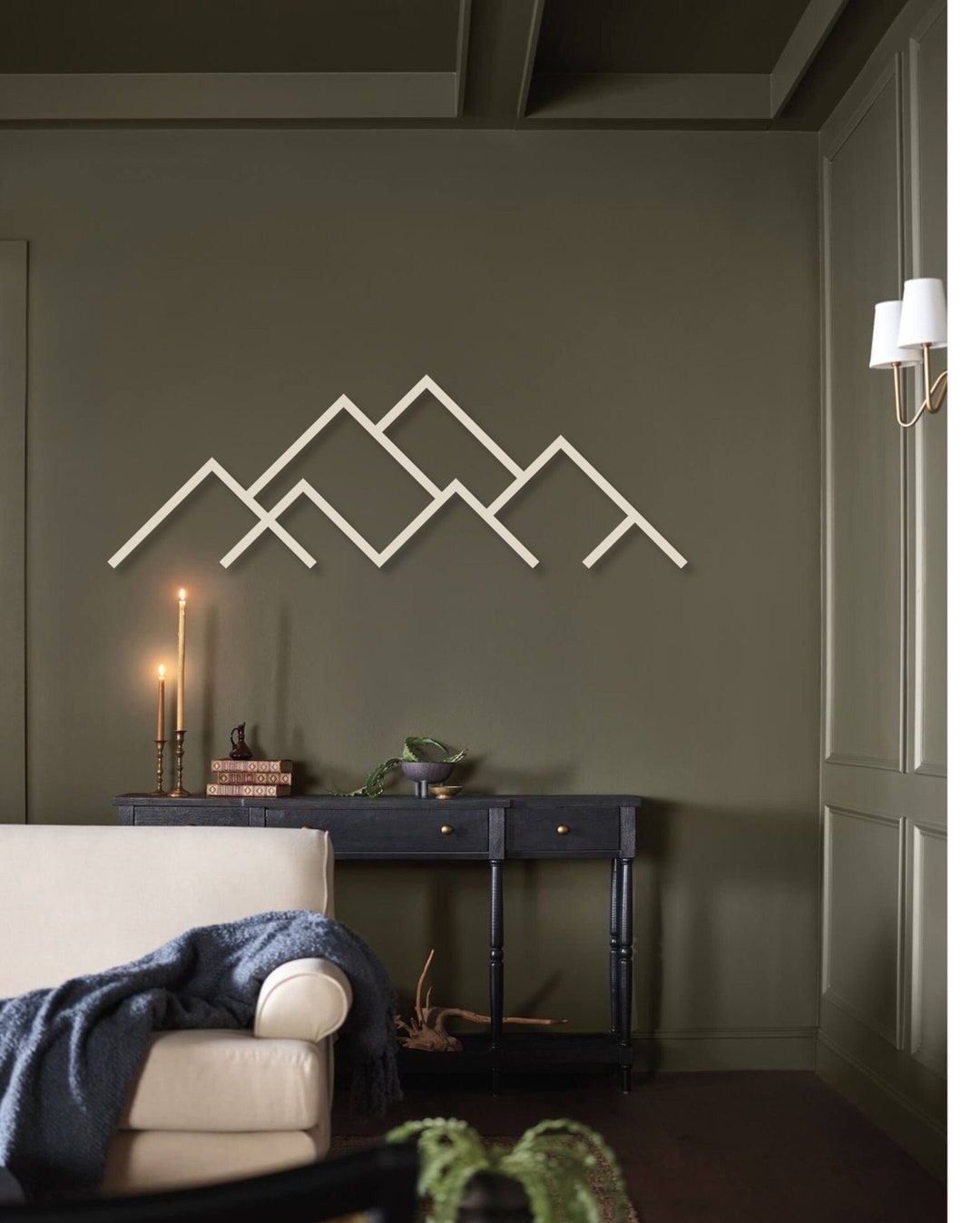 Minimalist Mountain Wood Wall Art: Colorado Decor - Etsy