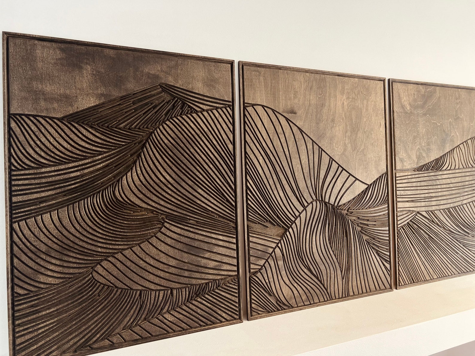 Minimalist Wood Wall Art Extra Large Wood Wall Art Newline - Etsy