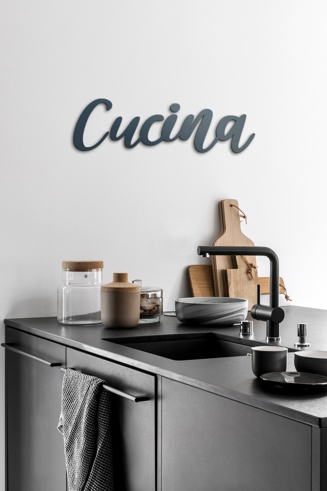 Cucina Kitchen Sign, Cucina Sign in Wood, Cucina Sign for Kitchen ...
