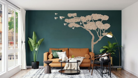 Tree Wood Wall Art Large Wood Tree Tree Wall Decor Wood - Etsy