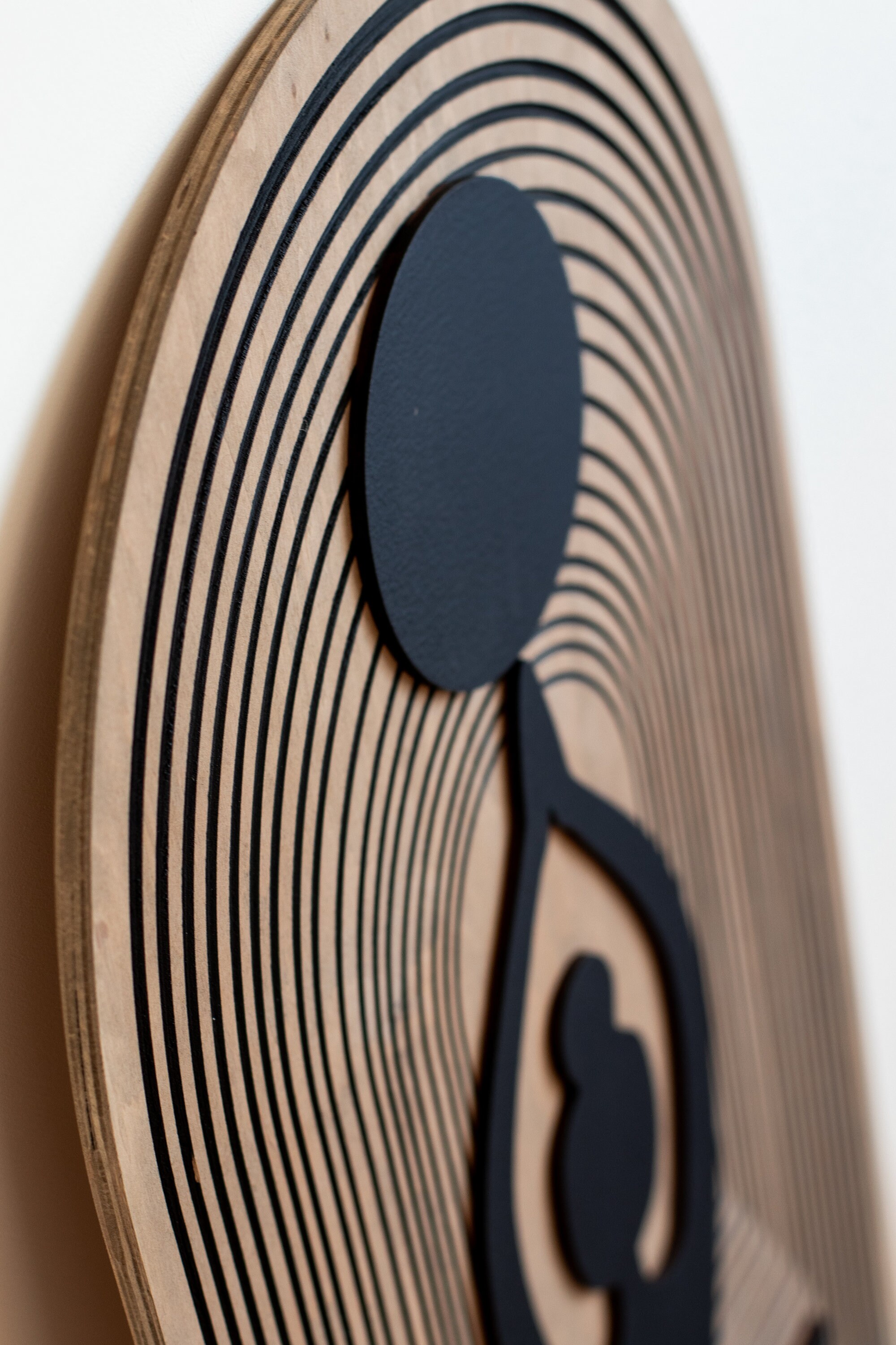 Pilates Pose Wood Wall Art: Yoga Studio Decor | Abstract Yoga Figures ...