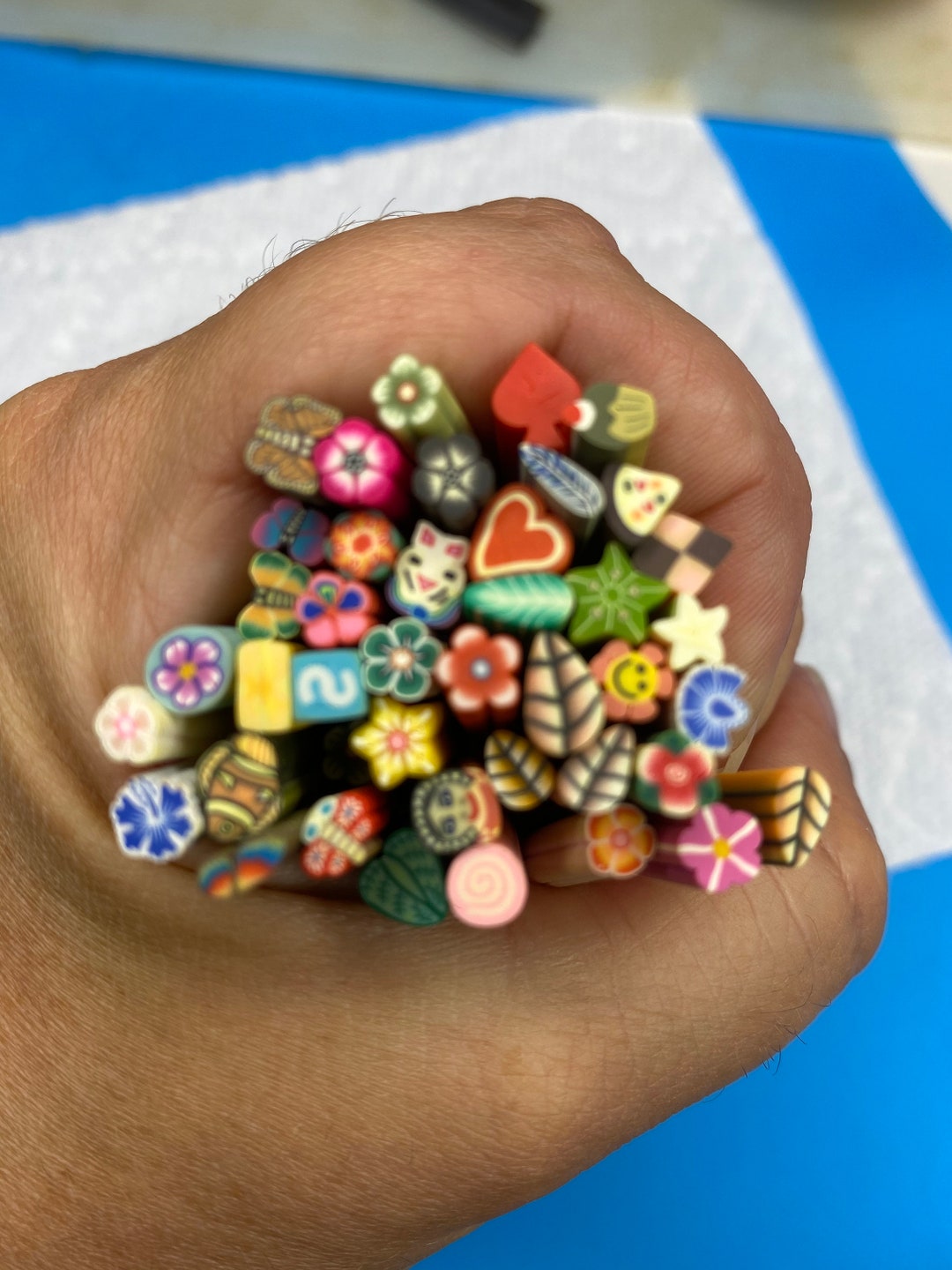 Mix of Random Fimo Slices Huge Variety Assorted Polymer Clay - Etsy
