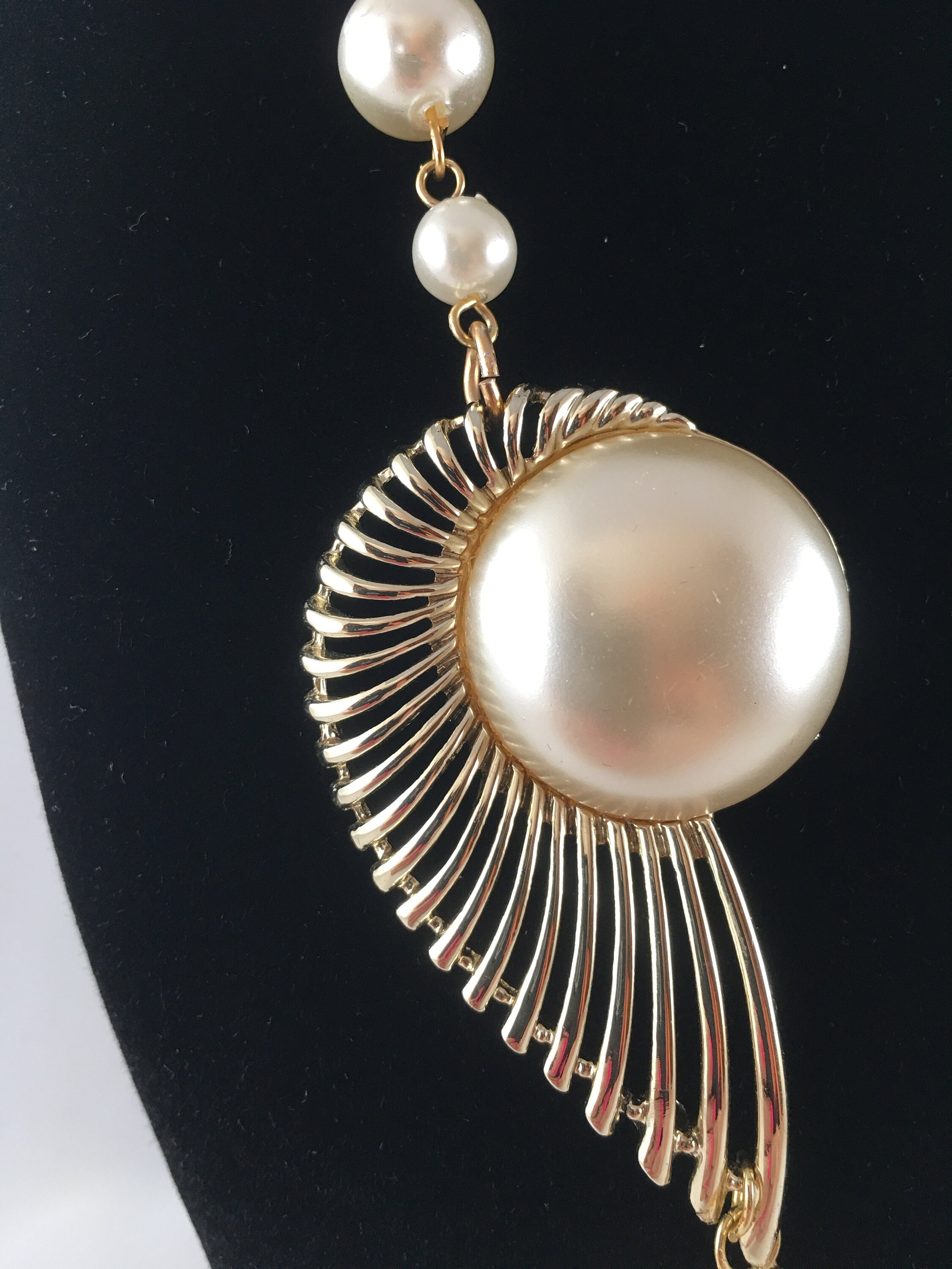 Repurposed Jewelry, Statement Necklace, Vintage Assemblage, One of a ...