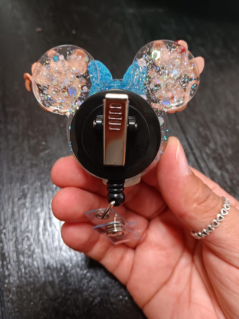 Blue Princess Badge Reel - Etsy