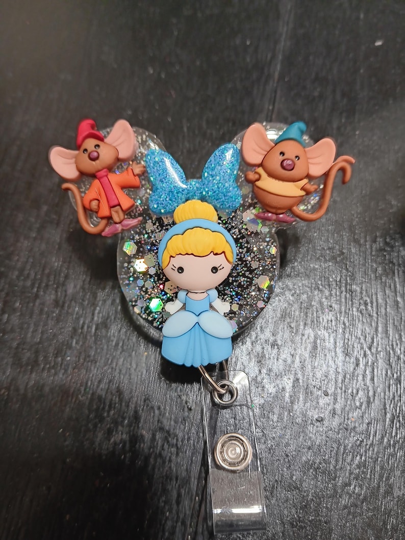 Blue Princess Badge Reel - Etsy