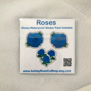 Rose Sticker Pack - Etsy