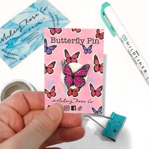 Butterfly Pin - Etsy