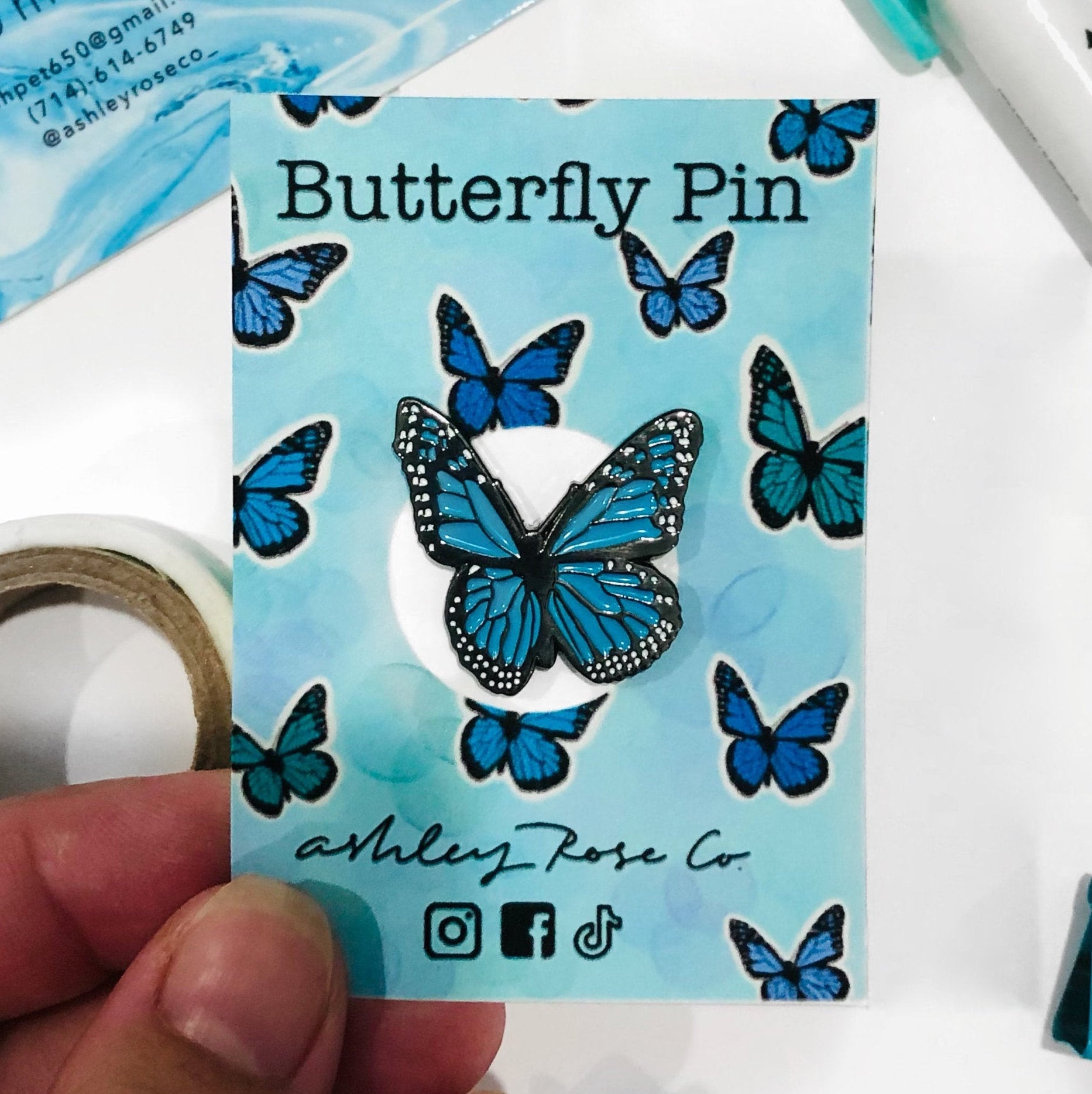 Butterfly Pin - Etsy
