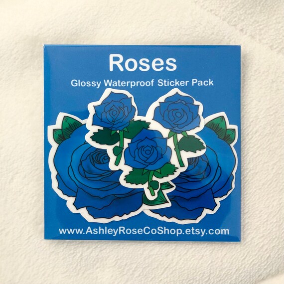 Rose Sticker Pack | Etsy
