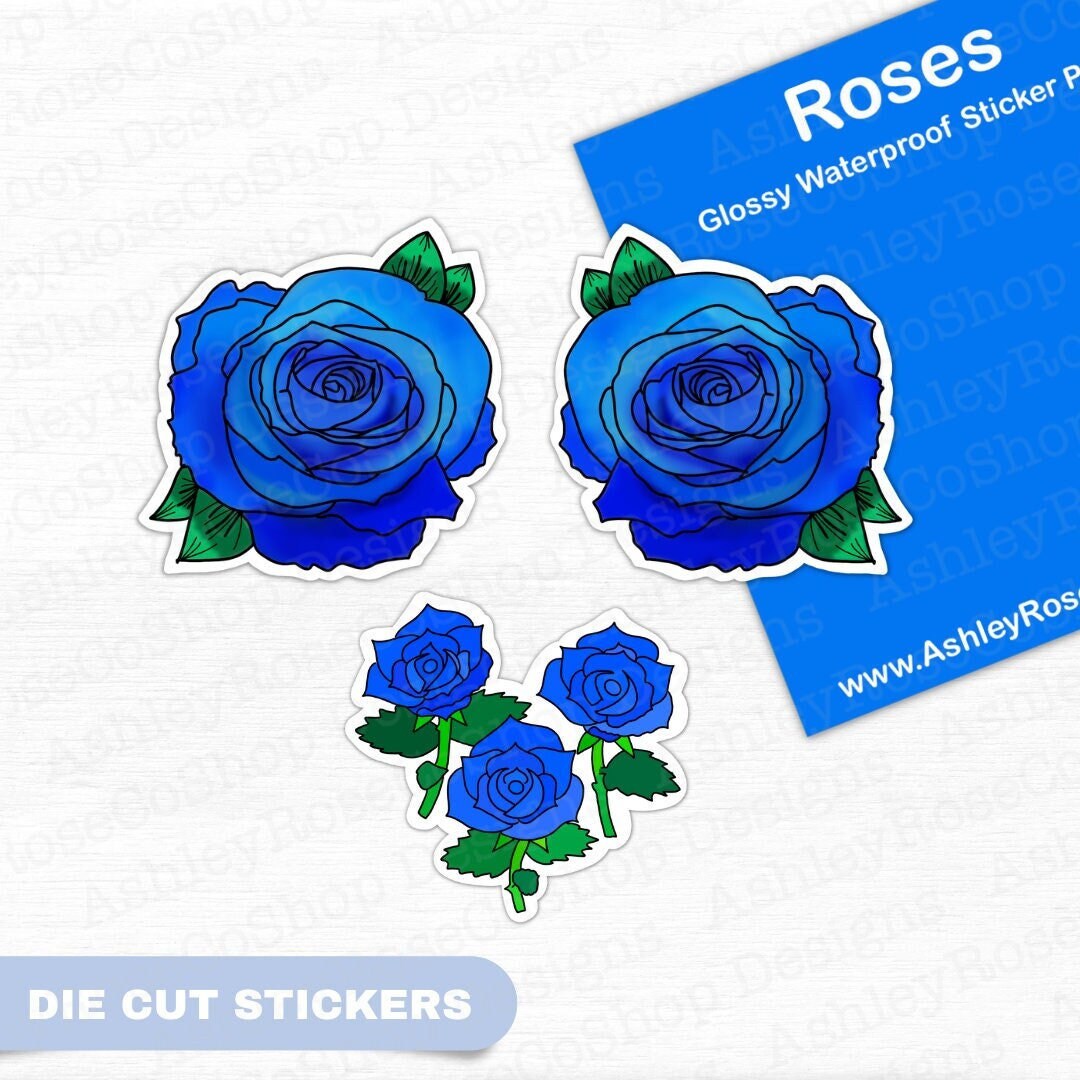 Rose Sticker Pack - Etsy