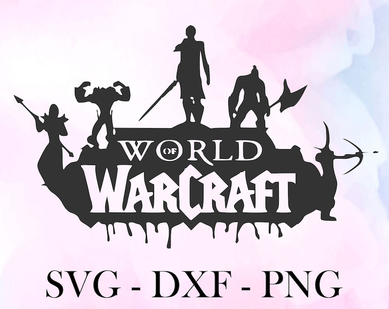 World of warcraft svg dxf png World of warcraft cricut Art | Etsy