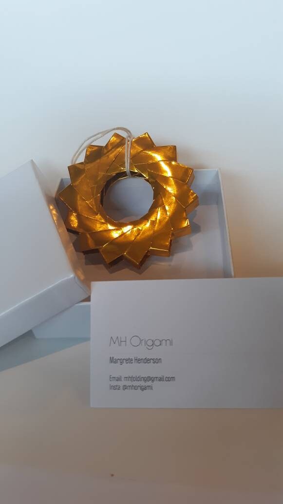 Origami Mette Ring Gold - Etsy