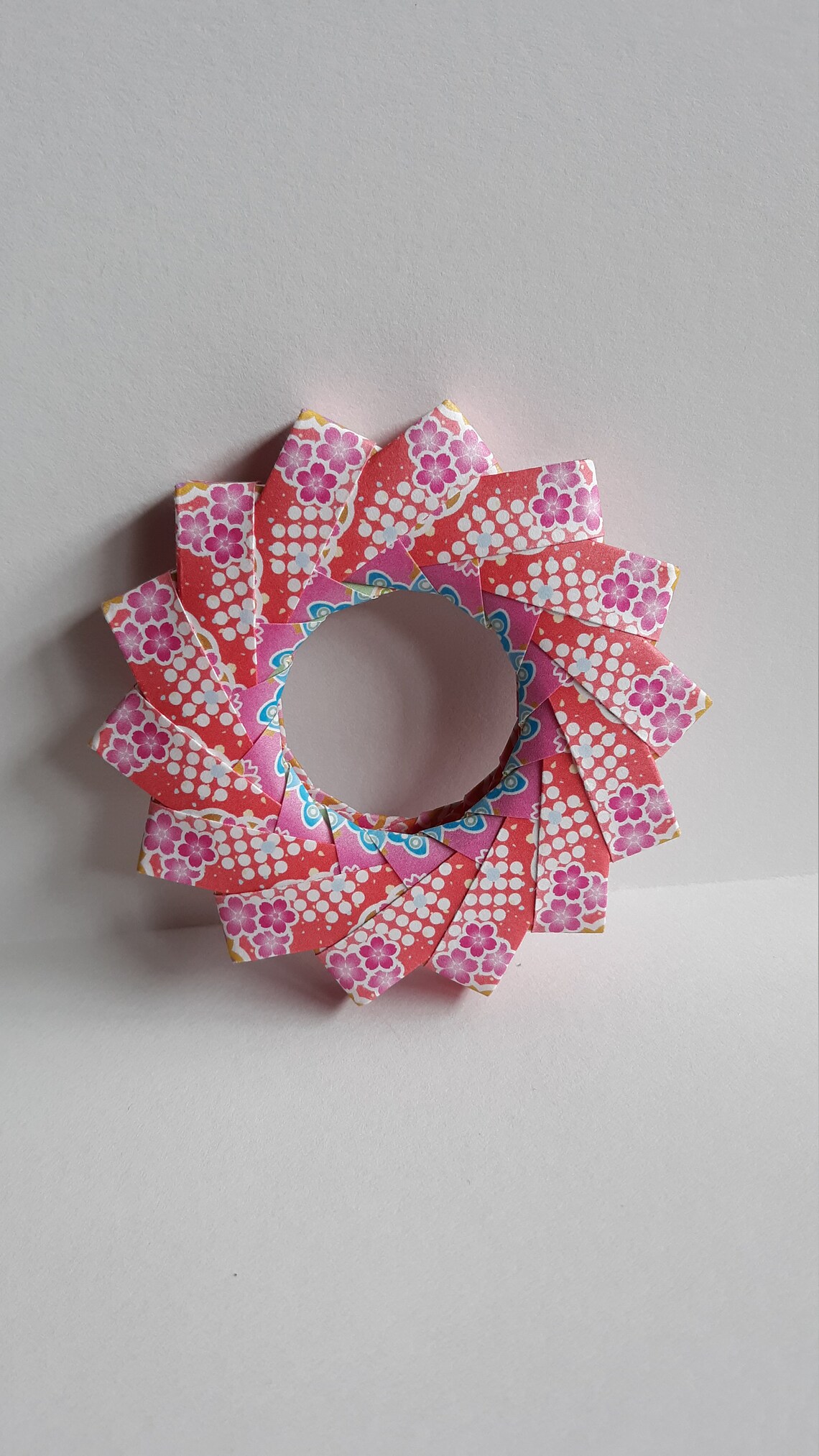 Origami Mette Ring Pink Sakura and Butterflies - Etsy