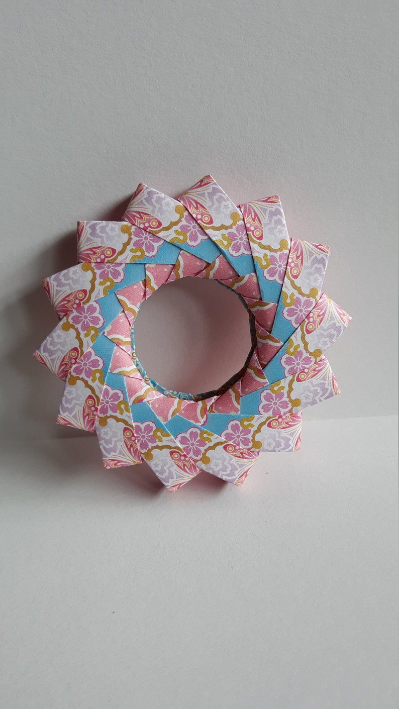 Origami Mette Ring Pink Sakura and Butterflies - Etsy