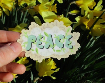 Peace Sticker - Etsy