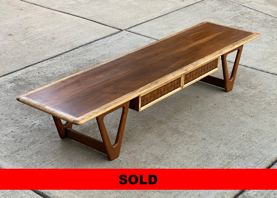 Mid Century Modern Lane Coffee Table - Etsy