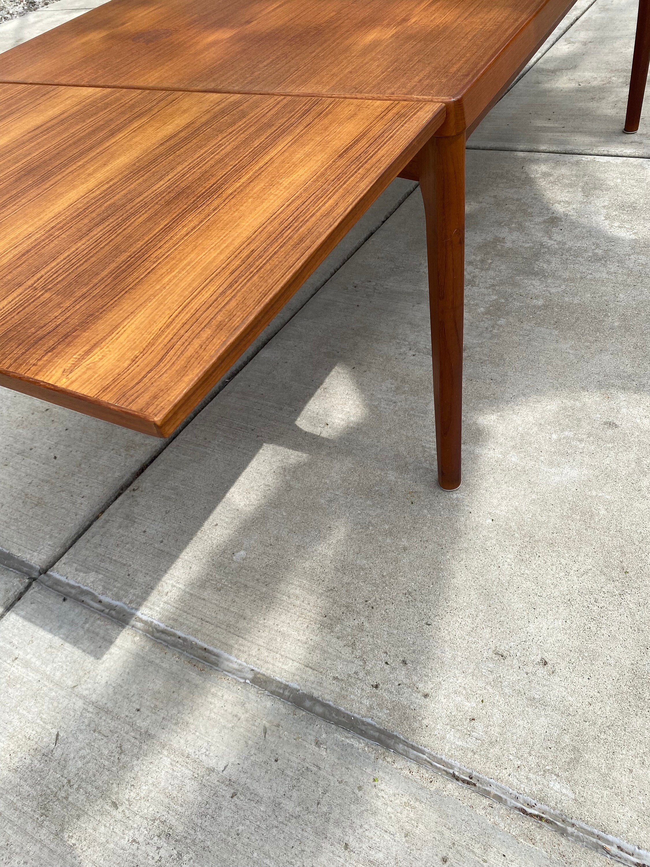 Danish Midcentury Modern Teak Dining Table - Etsy