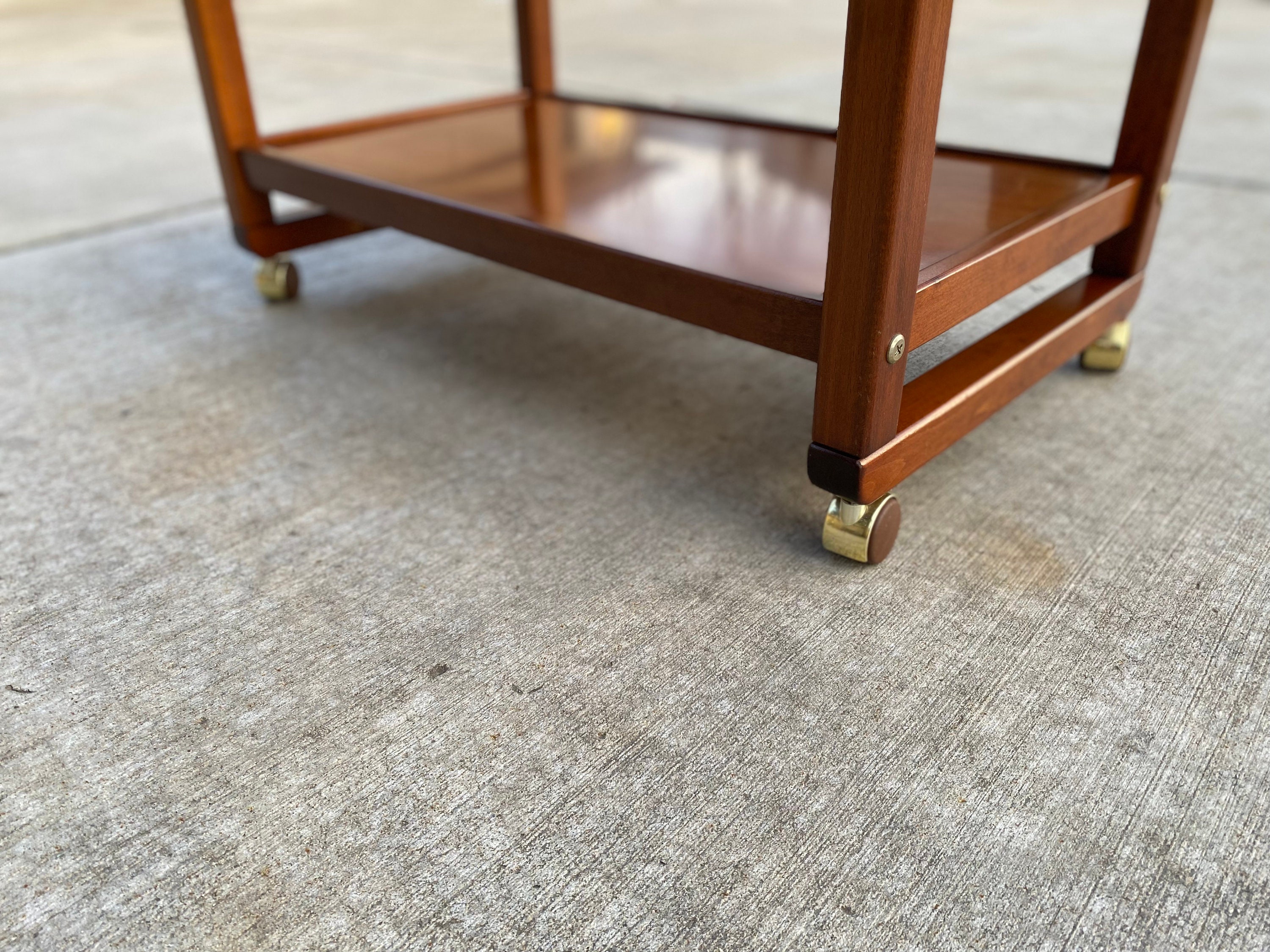 Midcentury Modern Style Bar Cart - Etsy