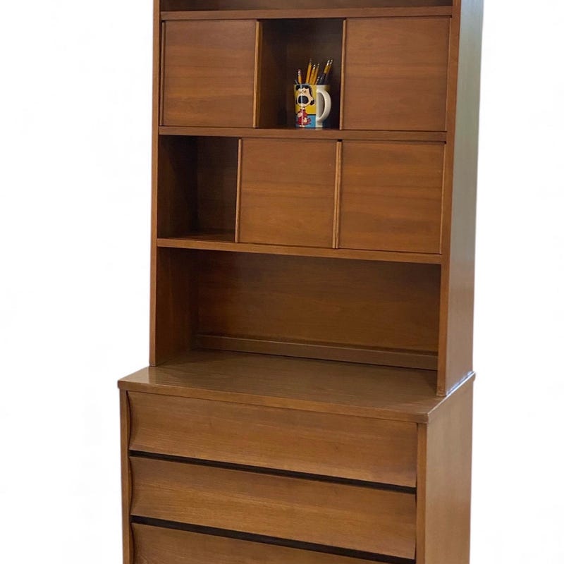 Mid Century Storage Hutch - Etsy