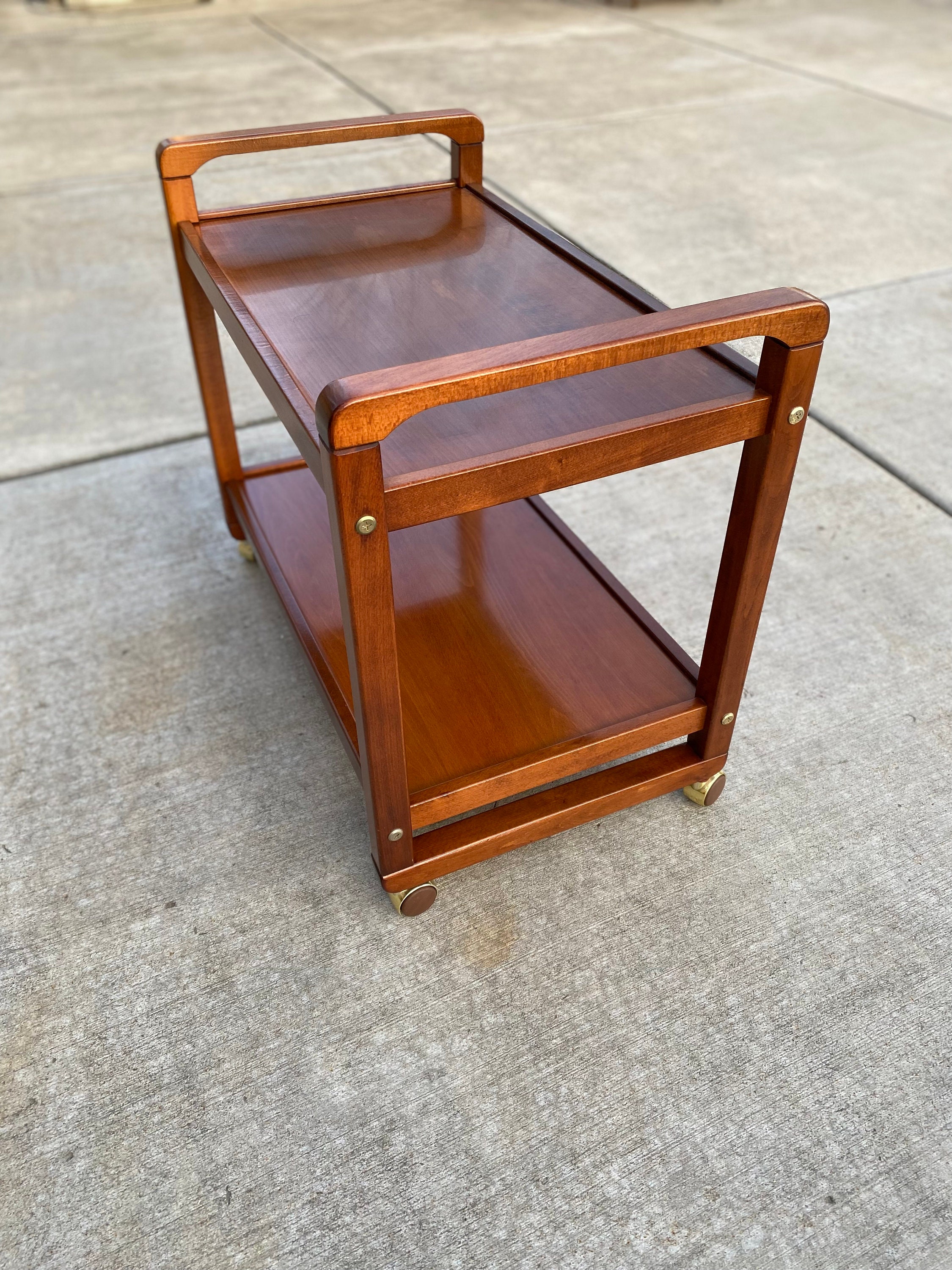 Midcentury Modern Style Bar Cart - Etsy