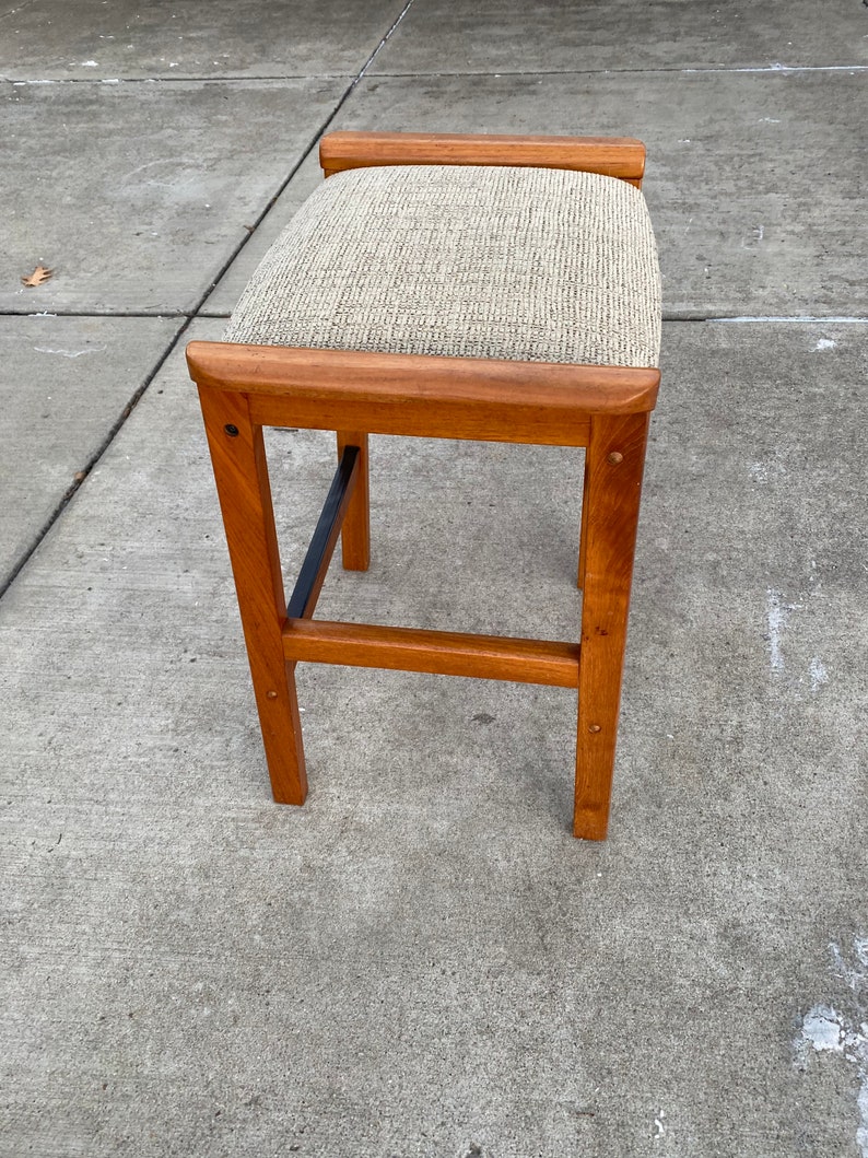 Danish Teak Bar Stools - Etsy