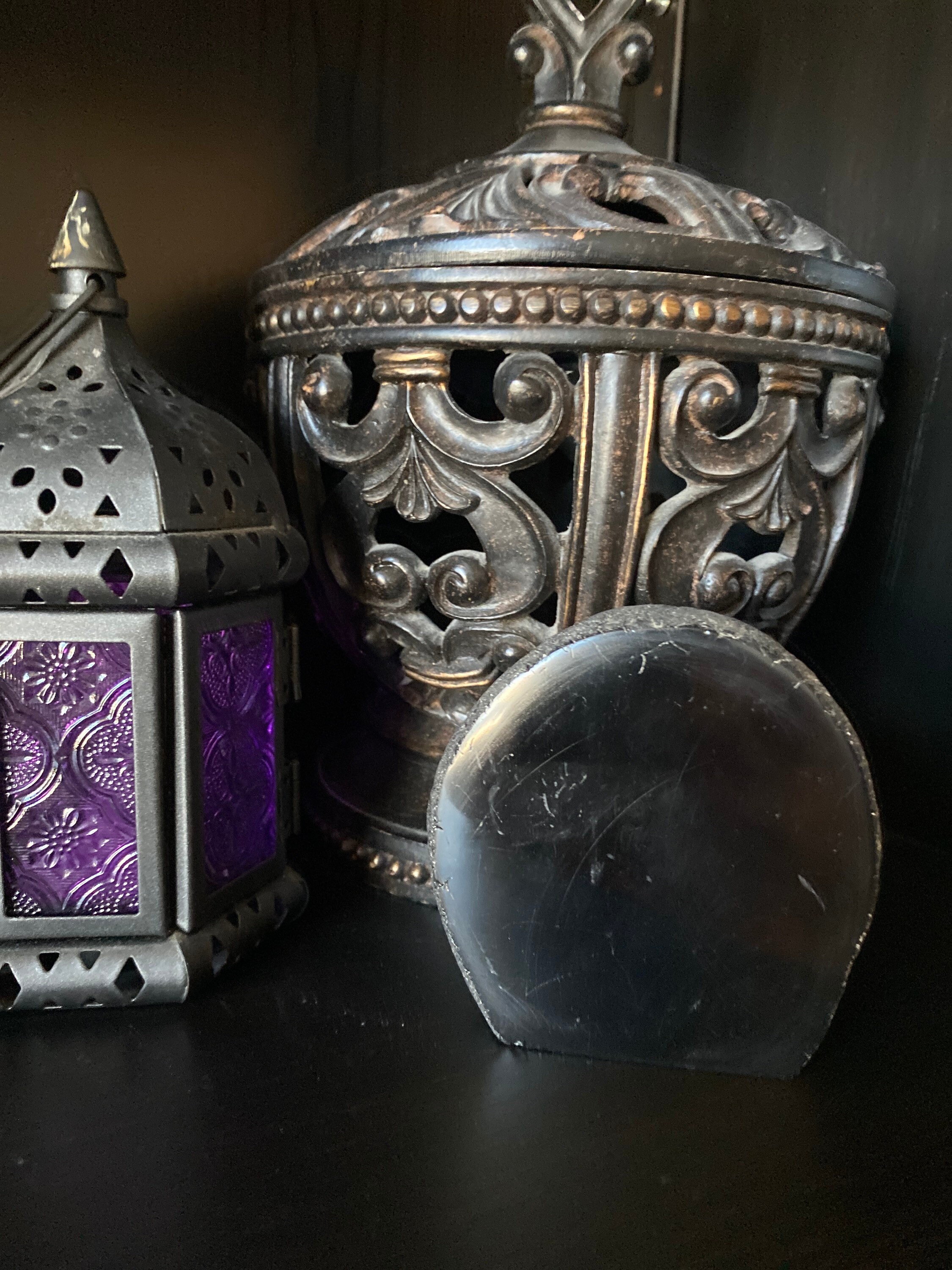 Natural Black Obsidian Decor - Etsy