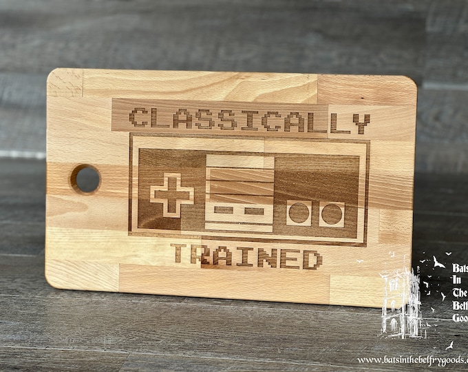 8-bit Cutting Board - Etsy
