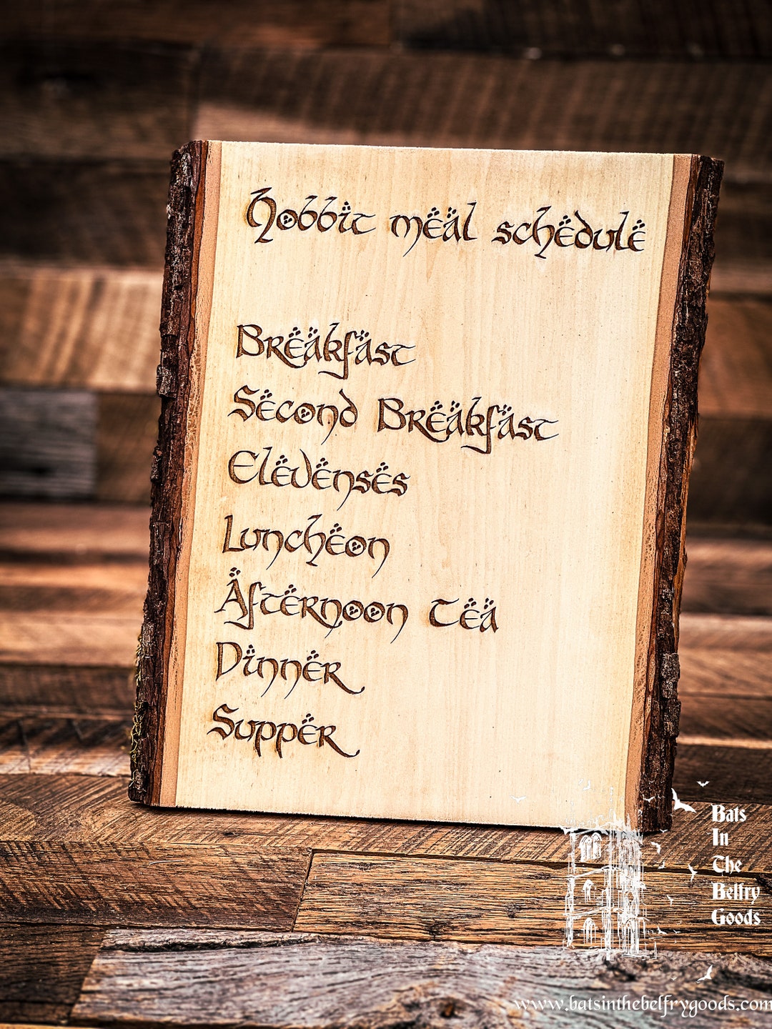 Hobbit Schedule - Etsy