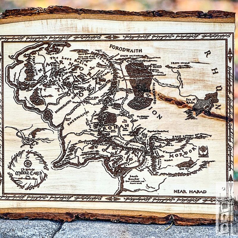 Middle Earth Map - Etsy