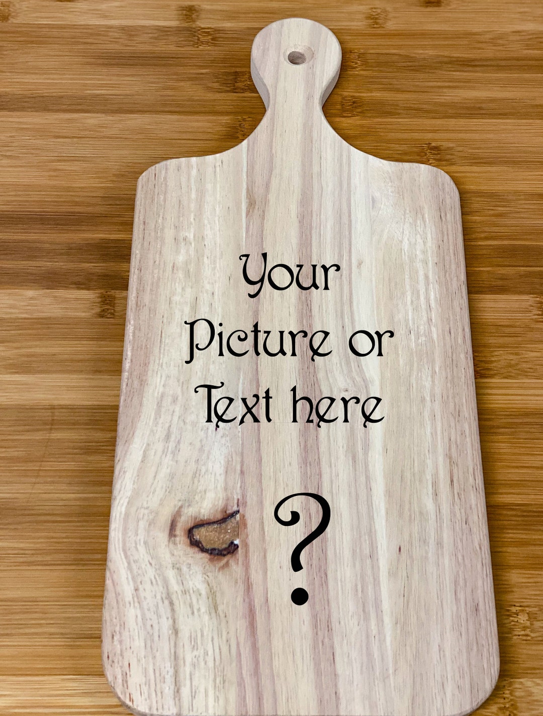 Custom Engraved Breadboard (please Select Option Below for Proper ...