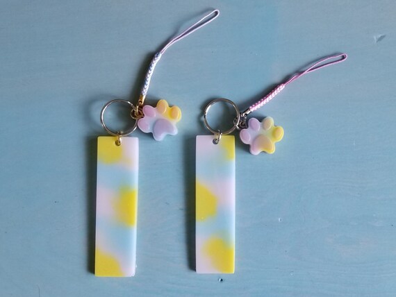 Cotton Candy Sunset Keyrings - Etsy