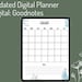 Undated Digital Planner - Blue Diamonds - Etsy