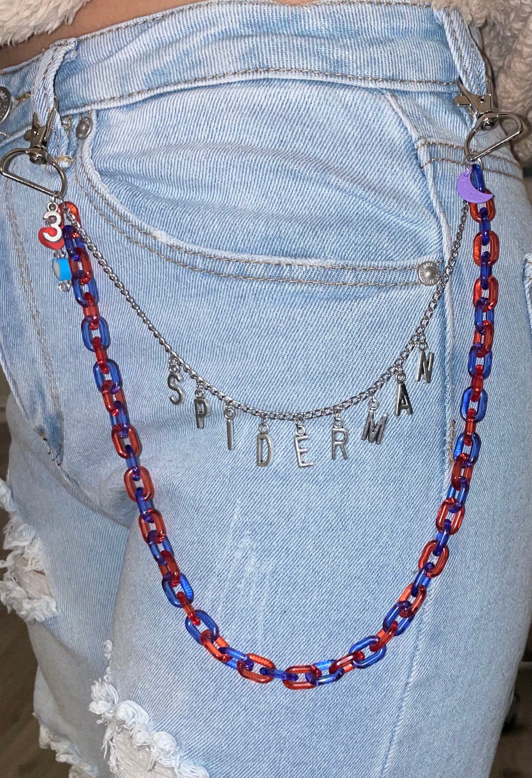 Spider-man Belt Chain - Etsy