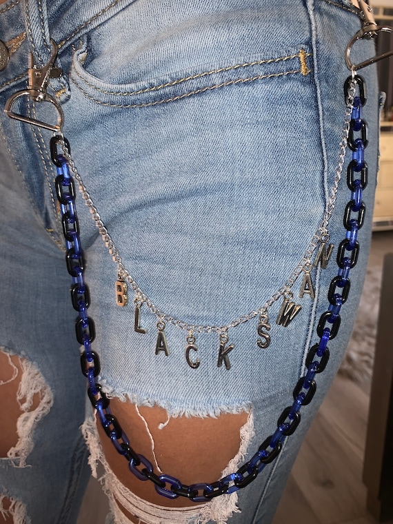 Bts Black Swan Inspired Belt Chain - Etsy