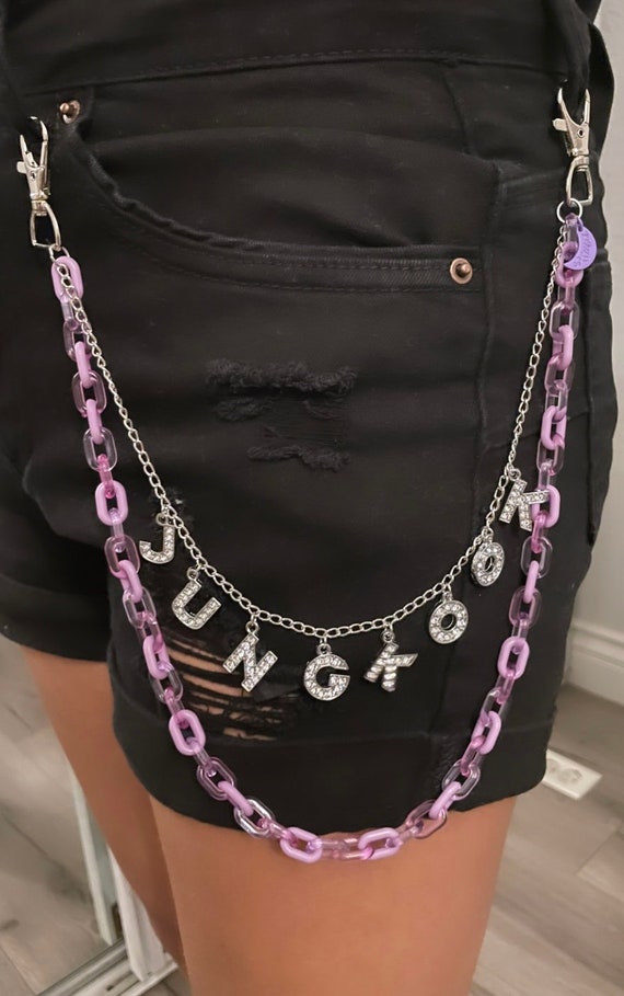Jungkook Inspired Belt Chain - Etsy