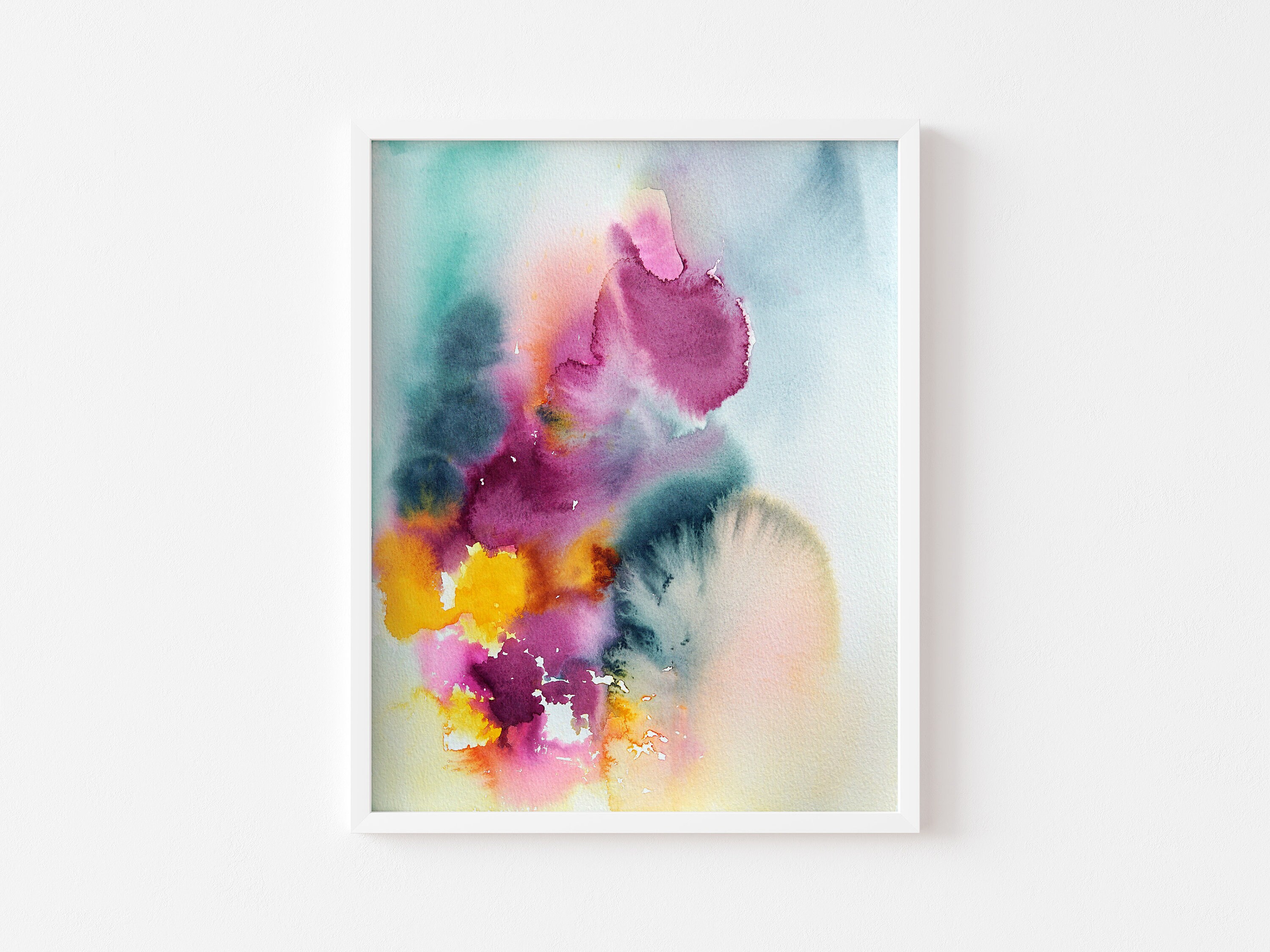 Abstract Watercolor Painting Digital Download Printable Art | Etsy