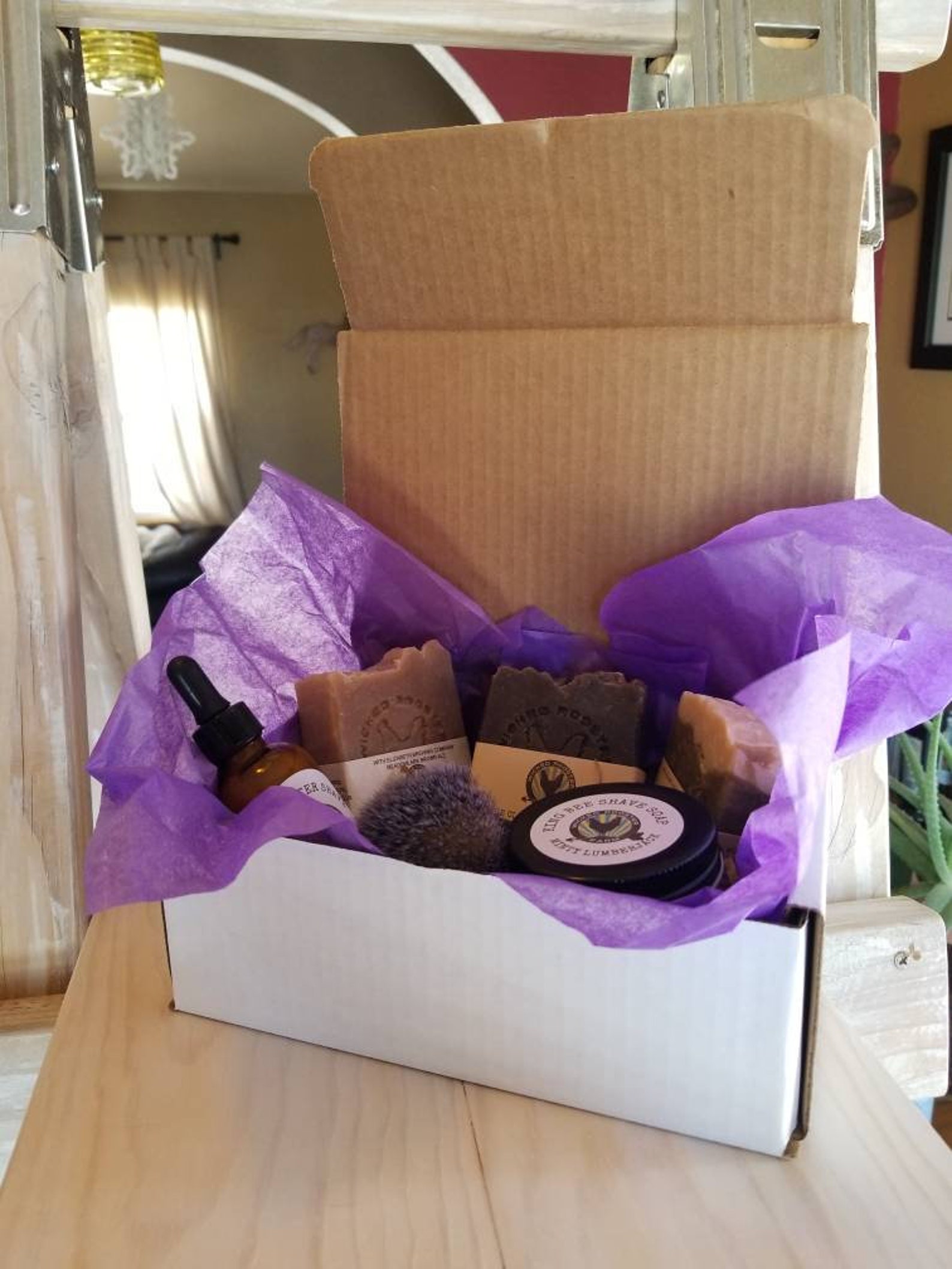 Manly Man Gift Box Men's gift Men's Shaving Gift | Etsy